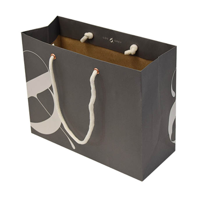 Flip Side Kraft Paper Shopping Bags | Prime Line Packaging