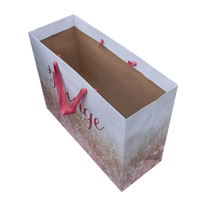 Flip Side Kraft Paper Shopping Bags | Prime Line Packaging